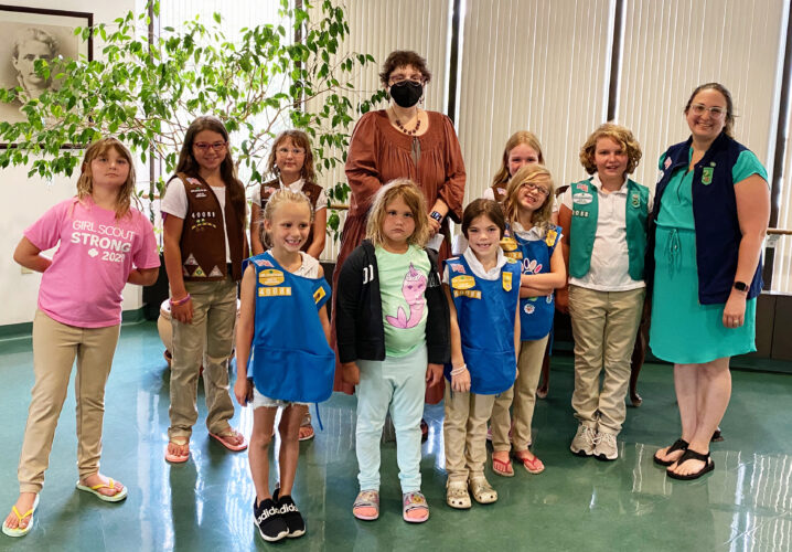 Local Girl Scout Troop donates to Ross Library | News, Sports, Jobs ...